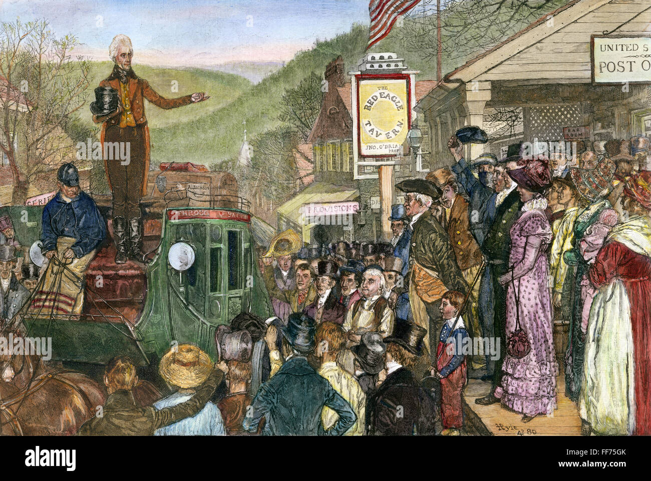 ANDREW JACKSON (1767-1845). /nSeventh President of the United States ...