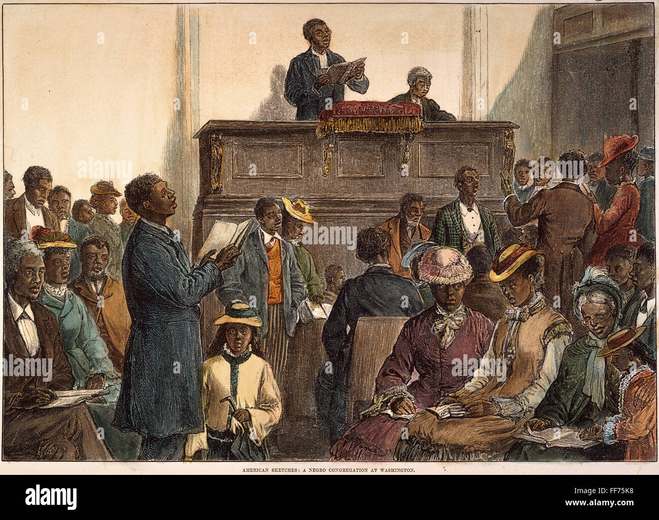 Black church congregation High Resolution Stock Photography and Images ...