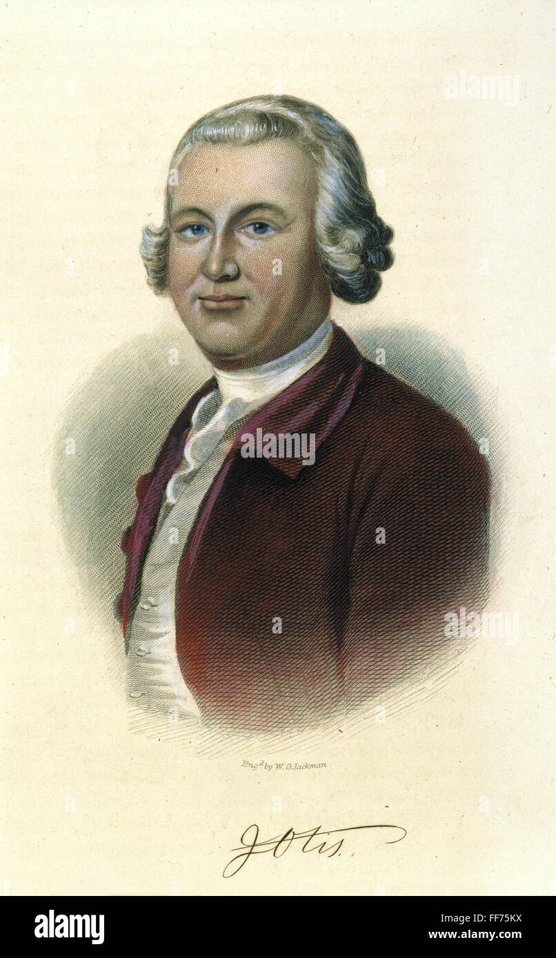 JAMES OTIS (1725-1783). /nAmerican revolutionary statesman. Line ...
