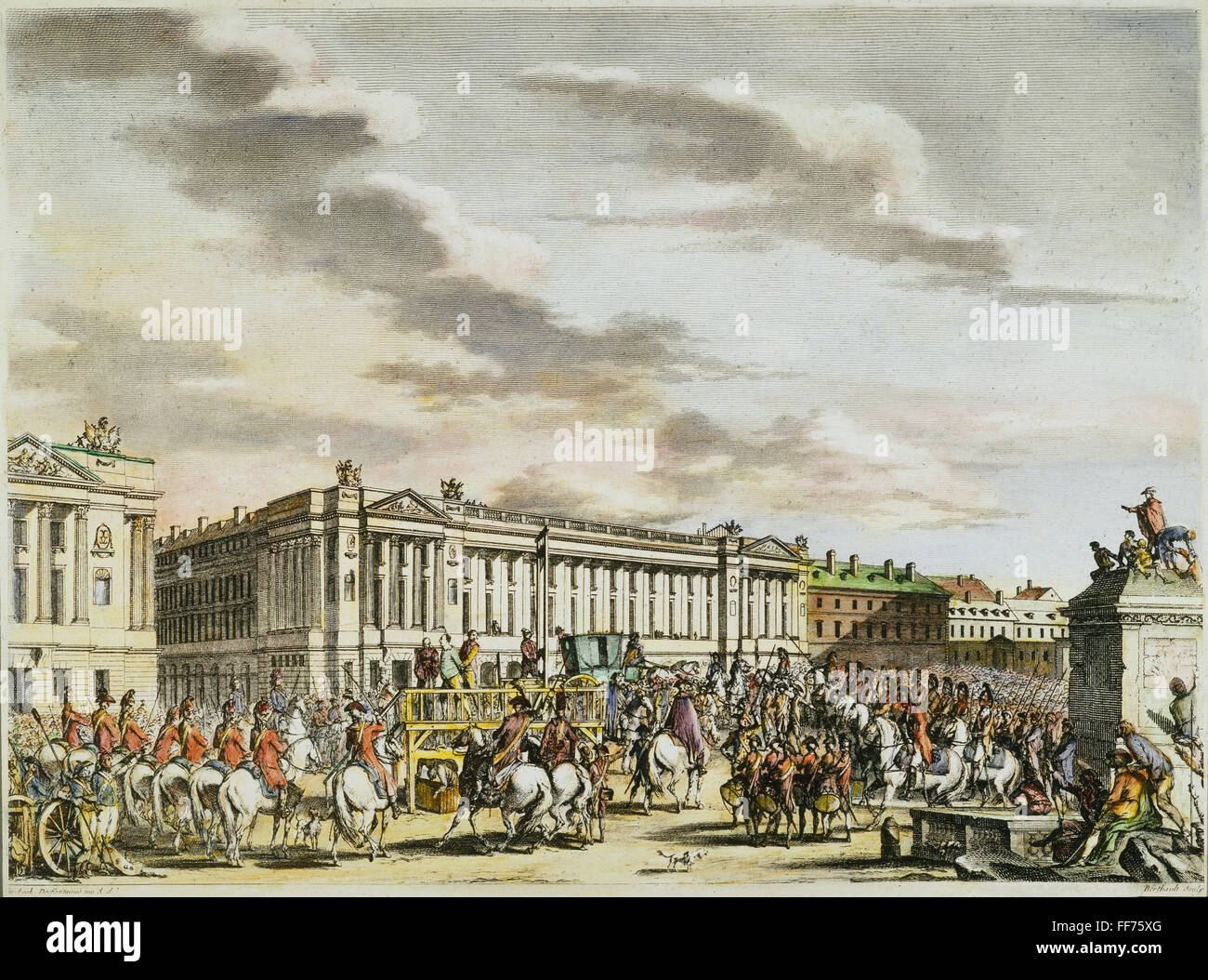 LOUIS XVI: EXECUTION, 1793. /nThe execution of King Louis XVI of France ...