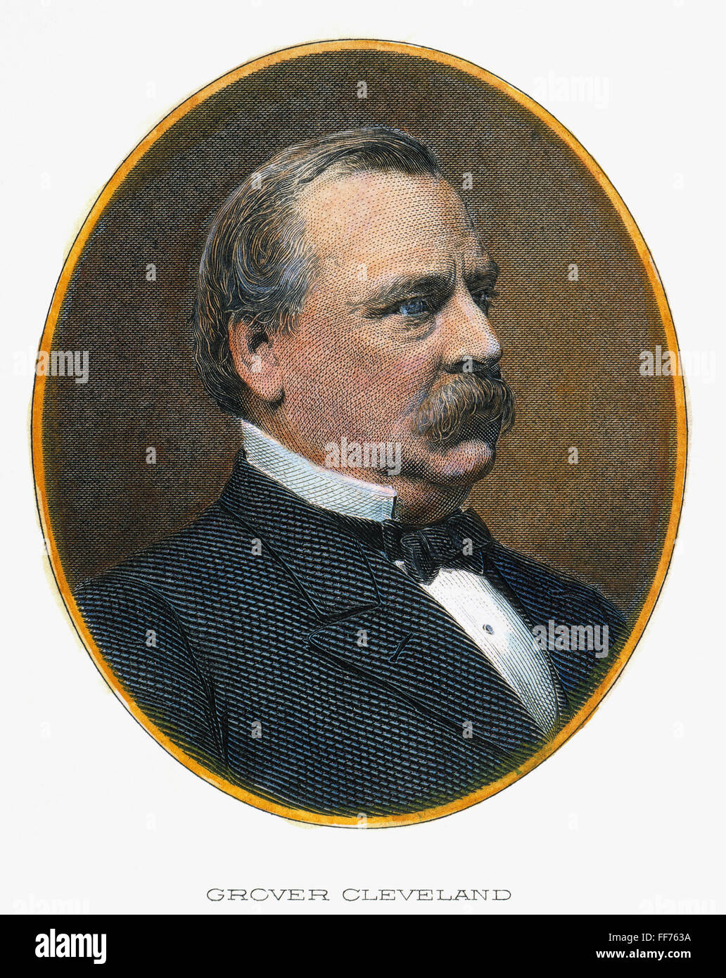 GROVER CLEVELAND (1837-1908). /n22nd and 24th President of the United ...