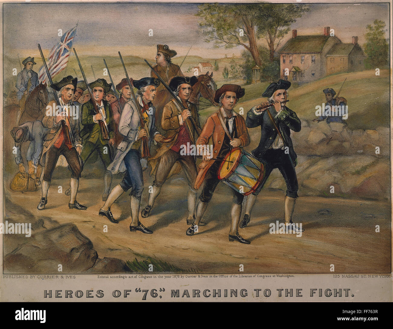 MINUTEMEN: HEROES OF 1776. /n'Heroes of 76, Marching to the Fight ...
