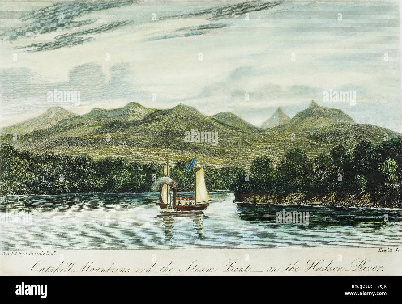 ROBERT FULTON'S CLERMONT. /nRobert Fulton's steamboat, 'Clermont ...