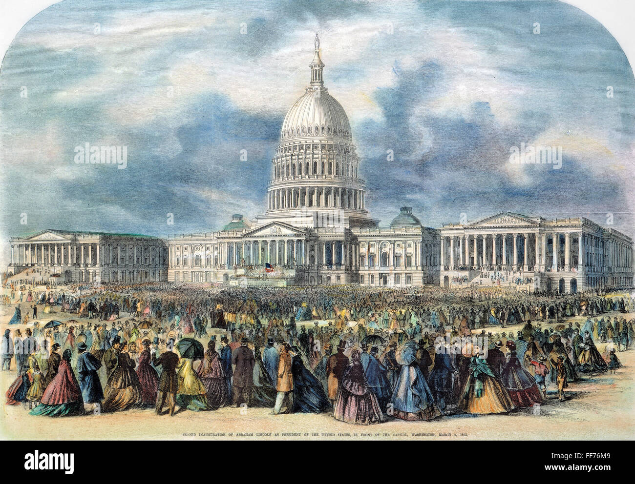 LINCOLN INAUGURATION, 1865. /nThe second inauguration of President ...