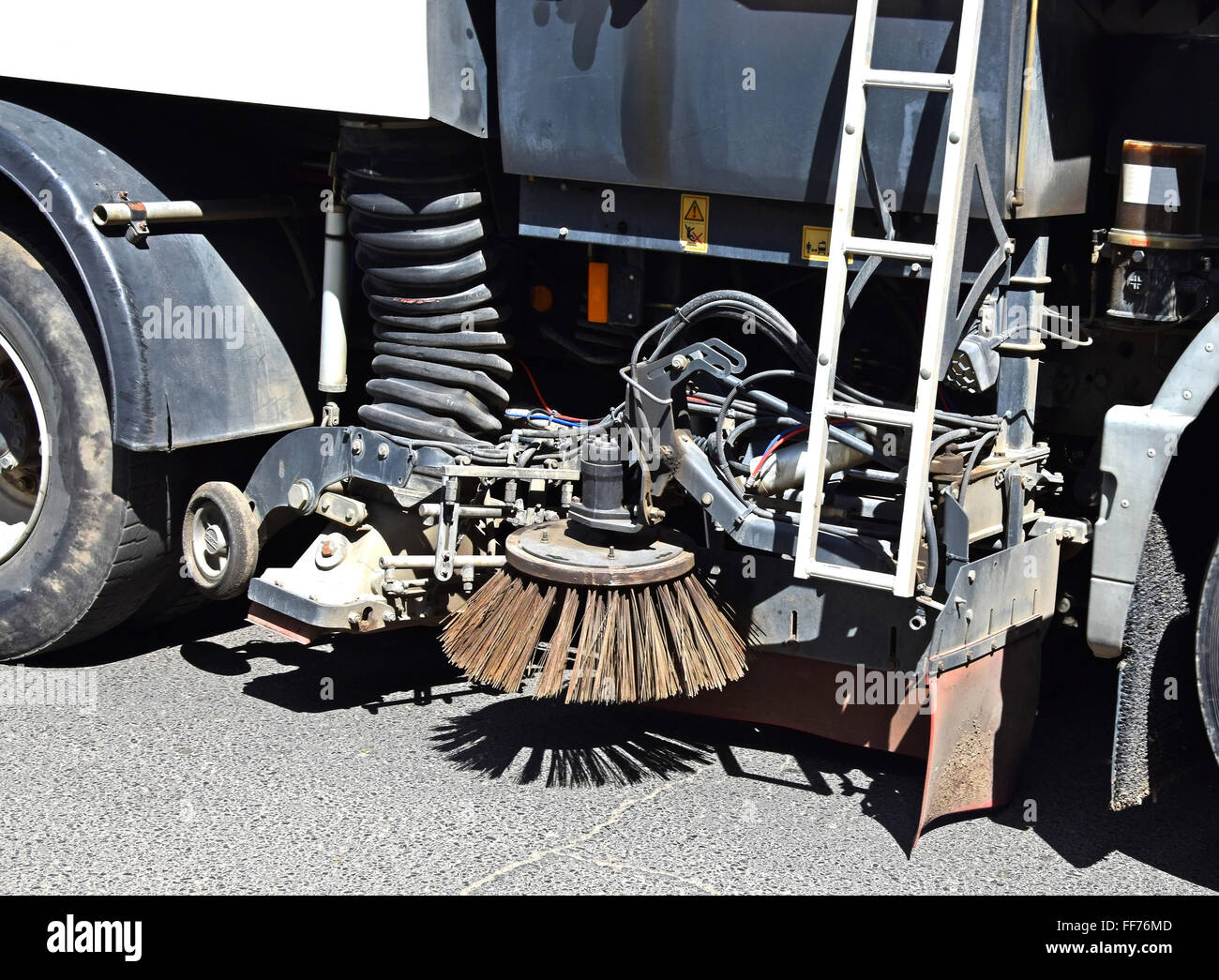 Street cleaner vehicle Stock Photo - Alamy