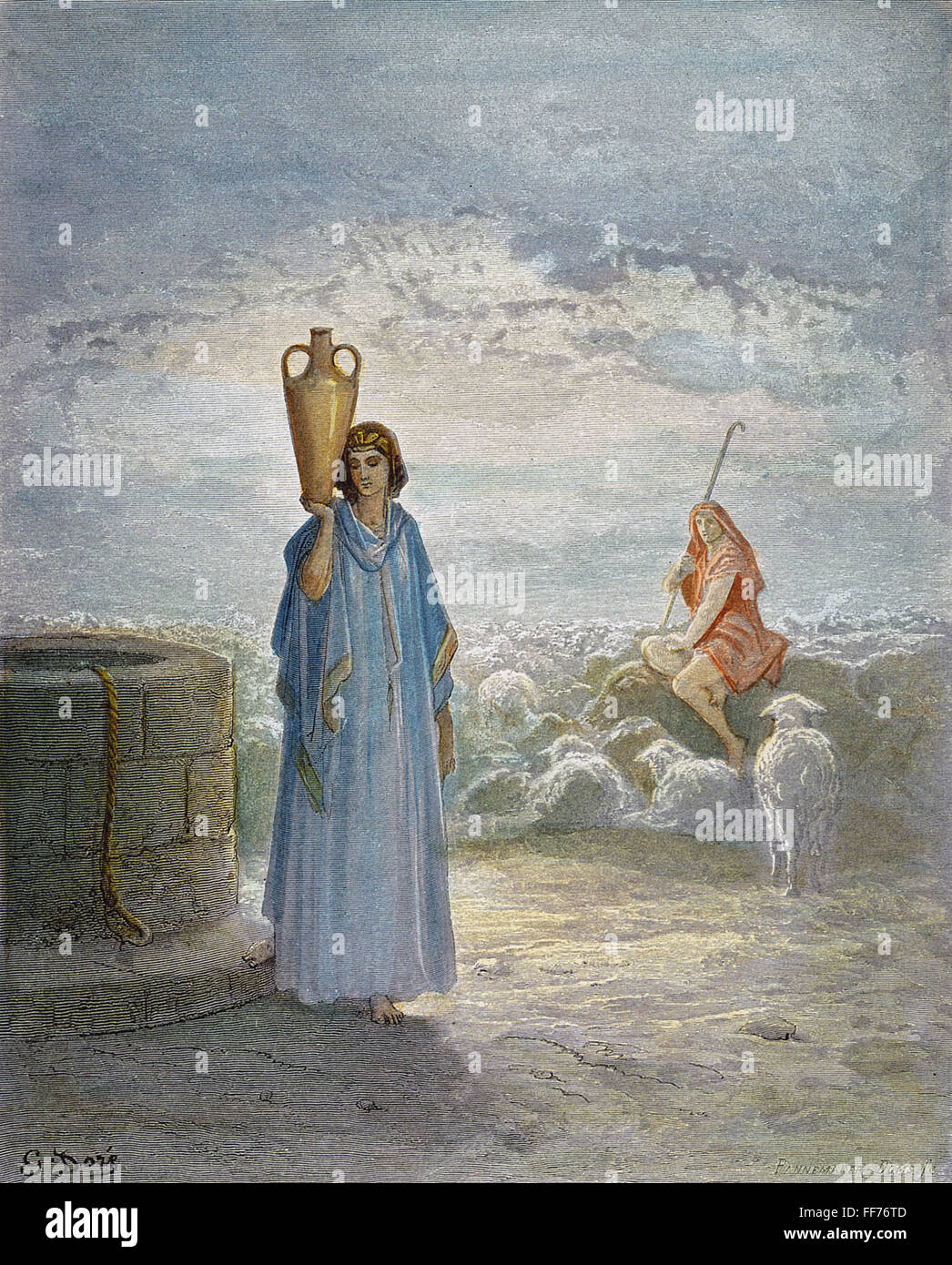 Jacob keeping labans flocks hi-res stock photography and images - Alamy