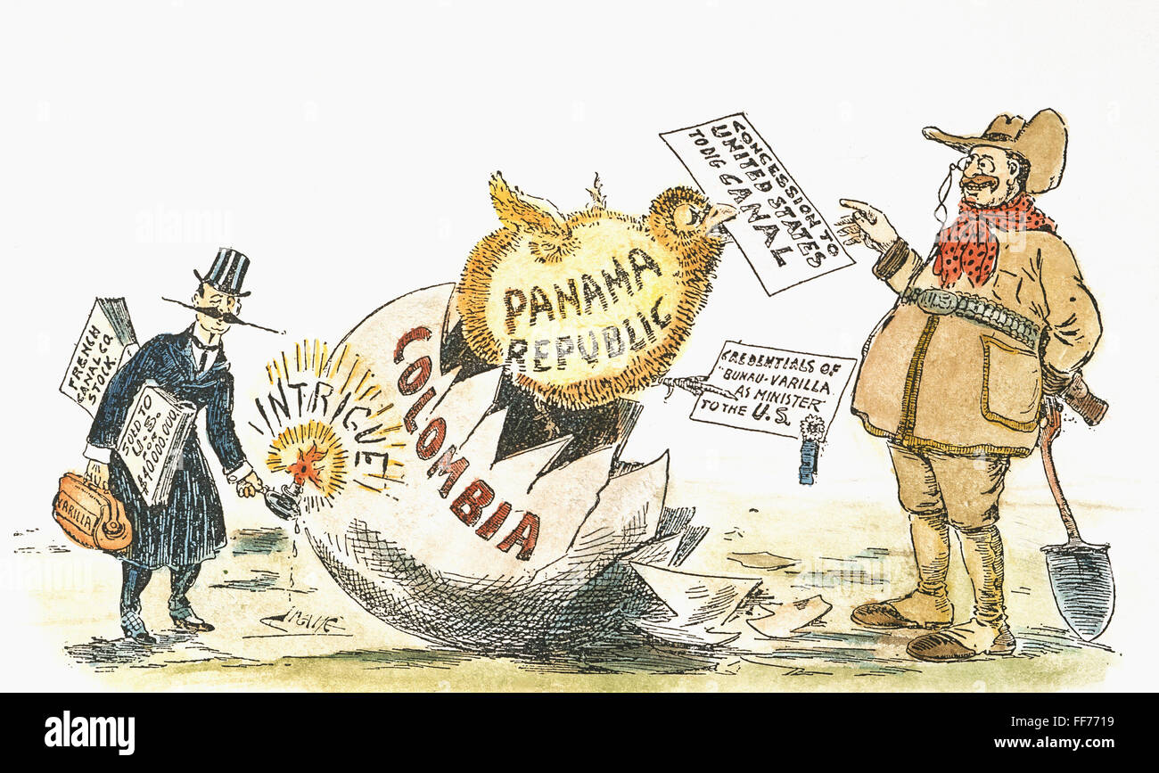 Uninted States Political Cartoon Panama Canal