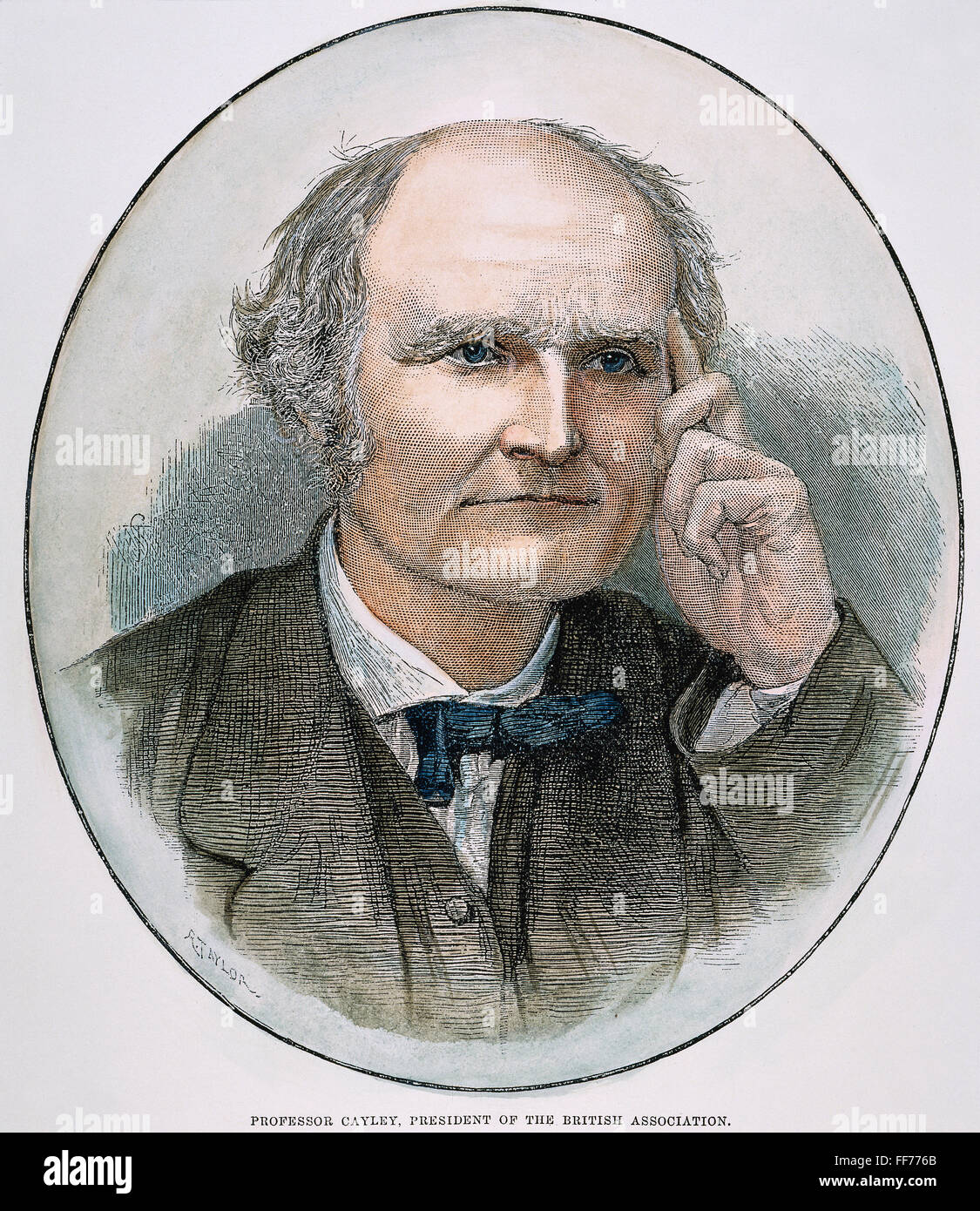 ARTHUR CAYLEY (1821-1895). /nEnglish mathematician. English engraving ...