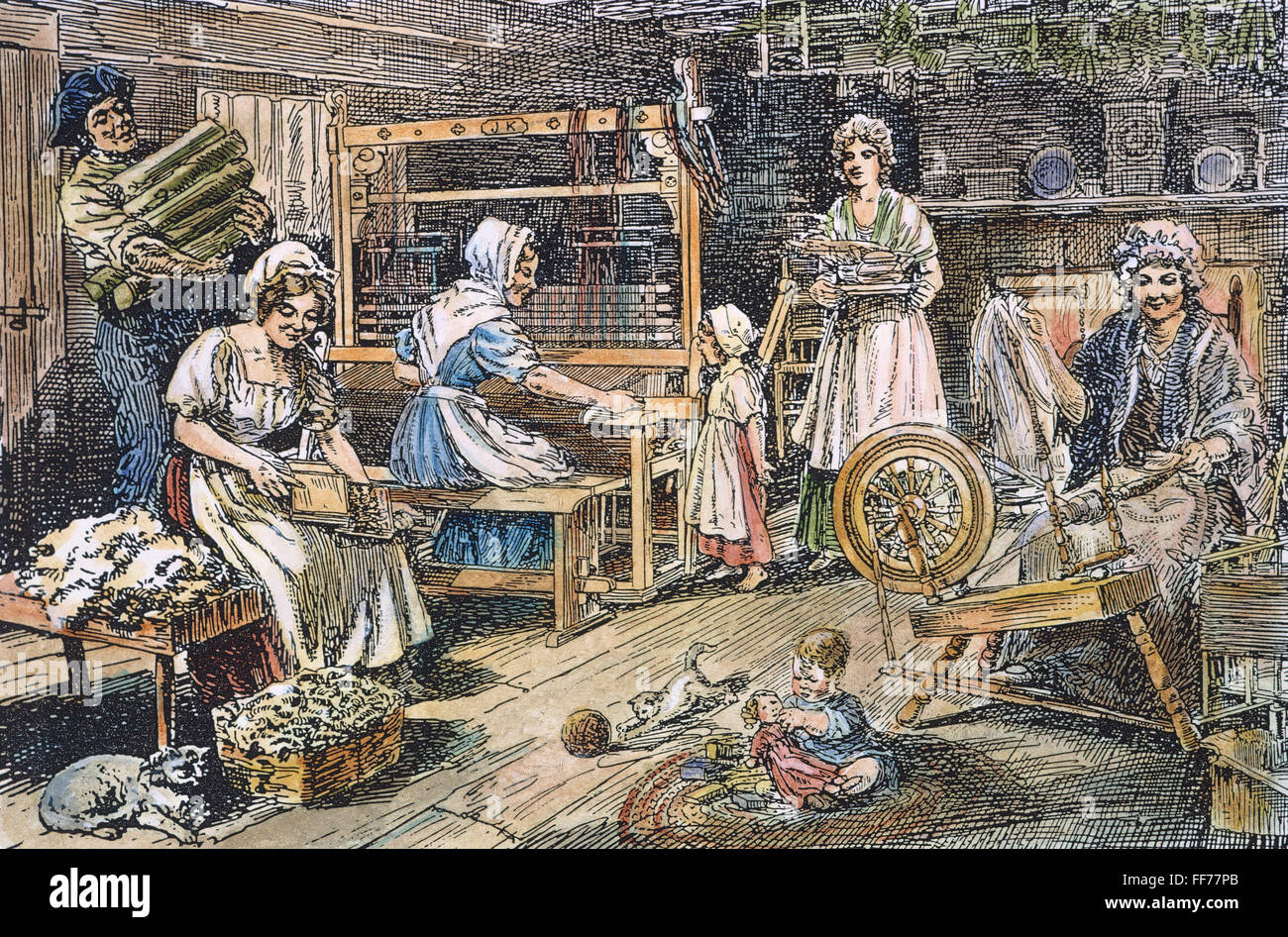 Loom 18th century High Resolution Stock Photography and Images - Alamy