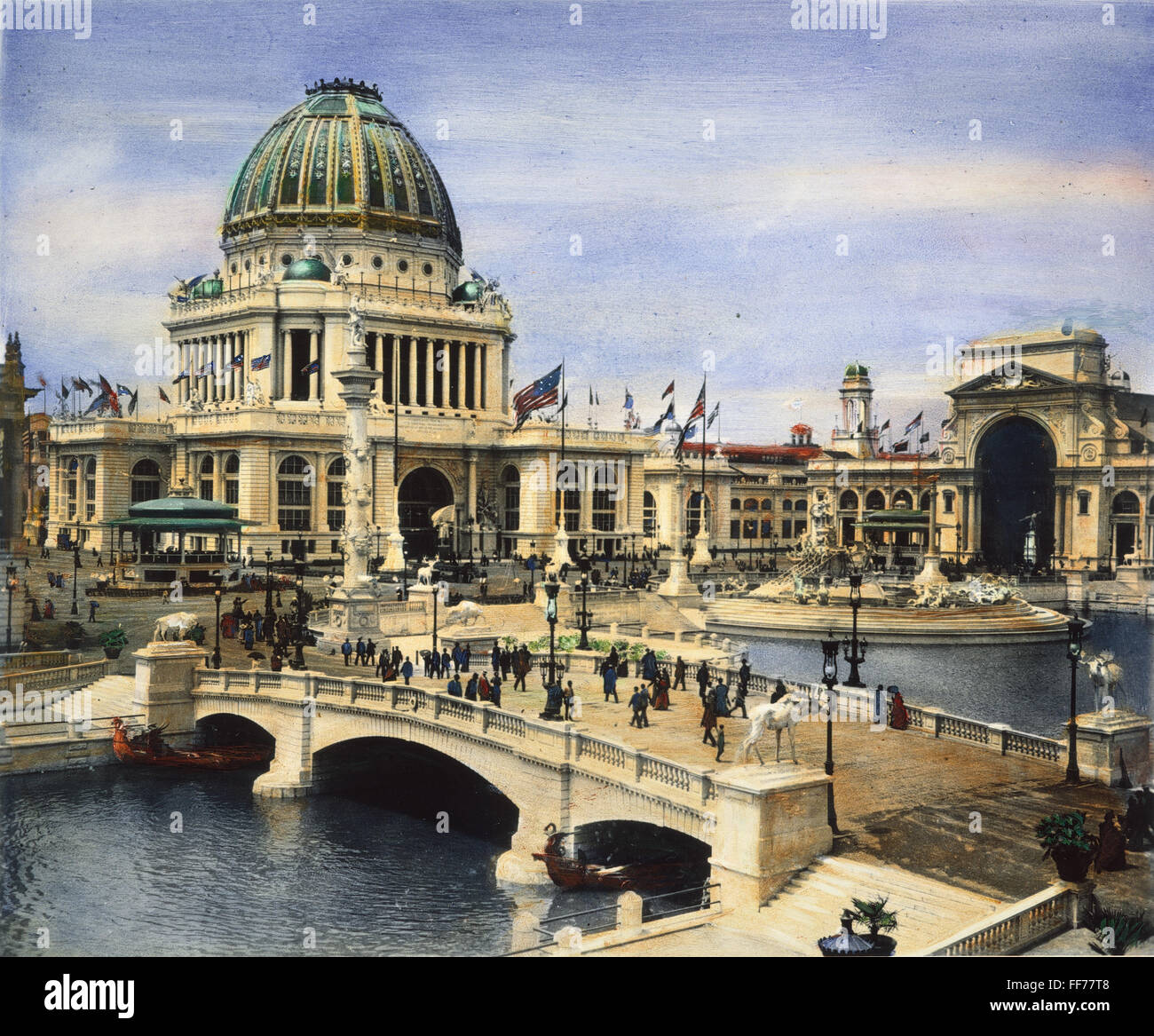 WORLD'S COLUMBIAN EXPO. /nThe Administration and Electrical buildings ...