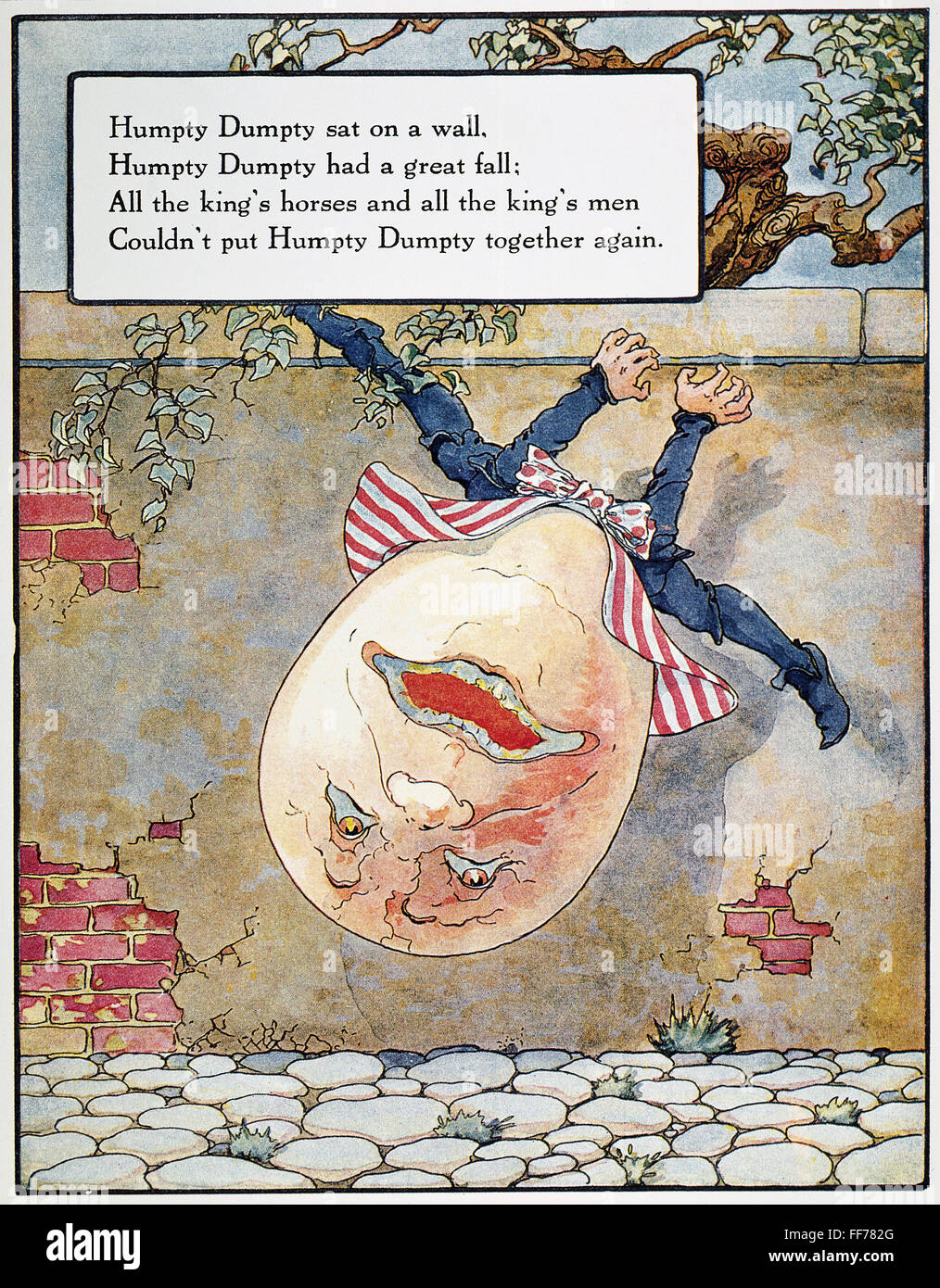 HUMPTY DUMPTY, 1915. /nIllustration by Frederick Richardson for a 1915 ...