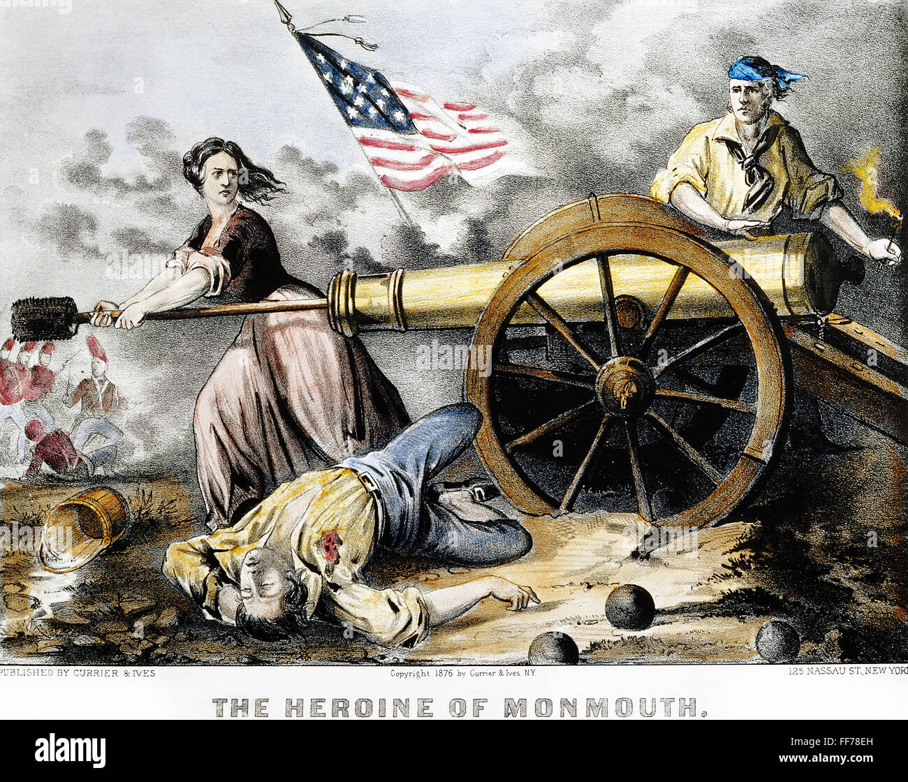 MOLLY PITCHER (c1754-1832). /nNΘe Mary McCauley. American Revolutionary ...