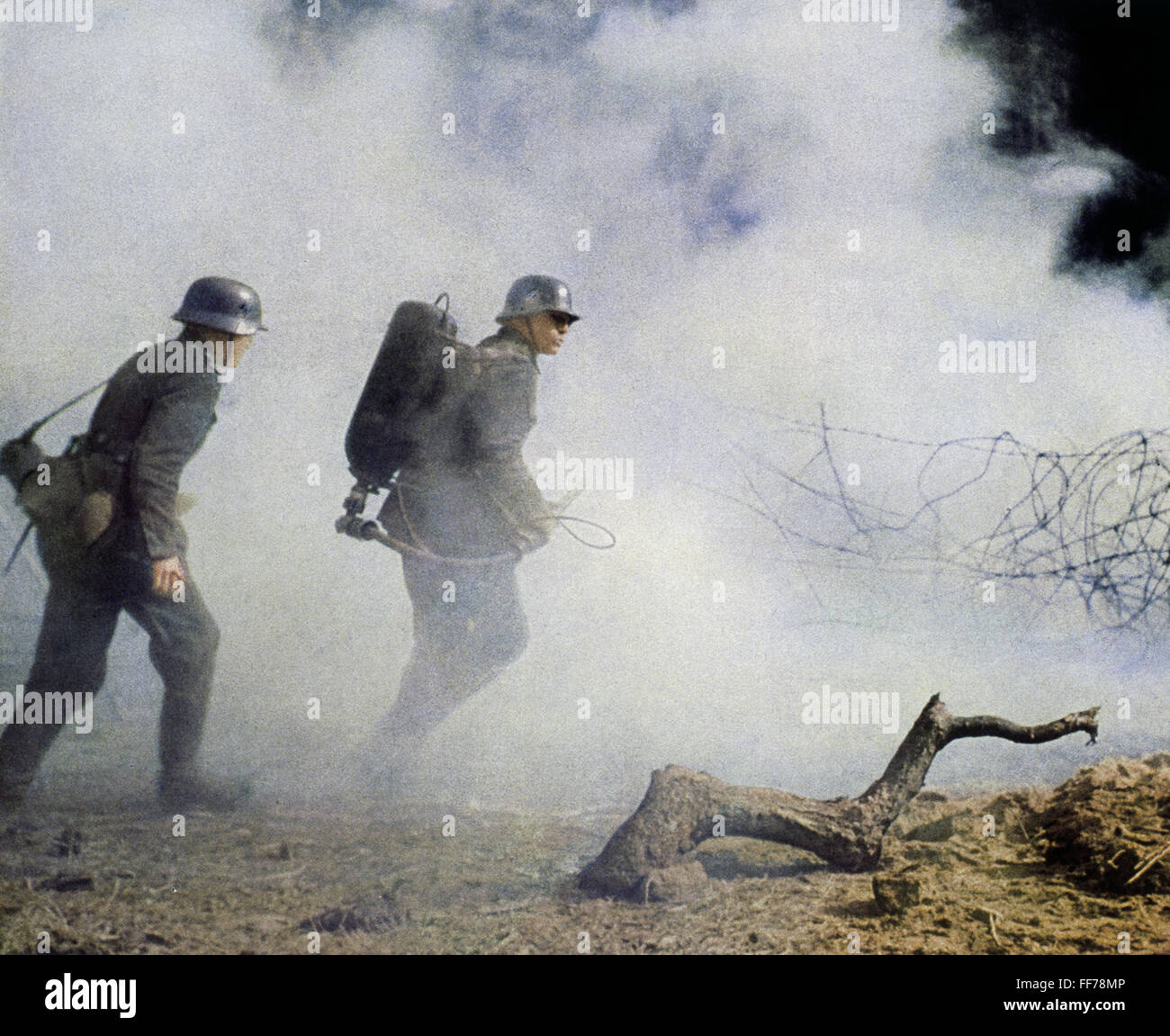 events, Second World War / WWII, German Wehrmacht, assault pioneers ...