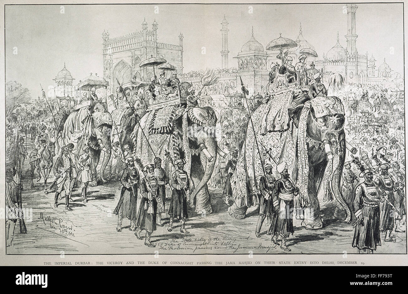 BRITISH IN INDIA, 1902. /nThe state visit of the Viceroy and Governor ...