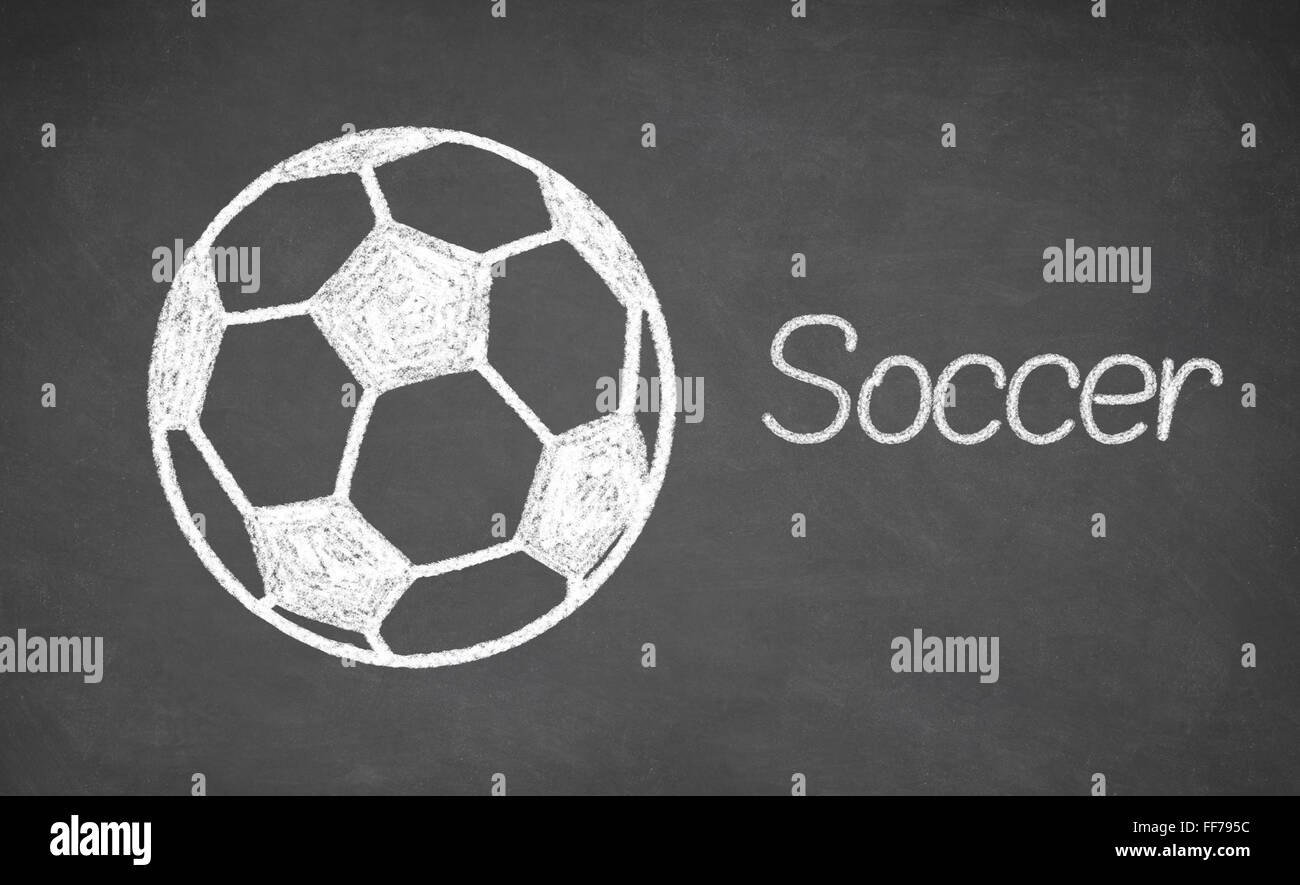 Football ball drawn on Black and White Stock Photos & Images - Alamy