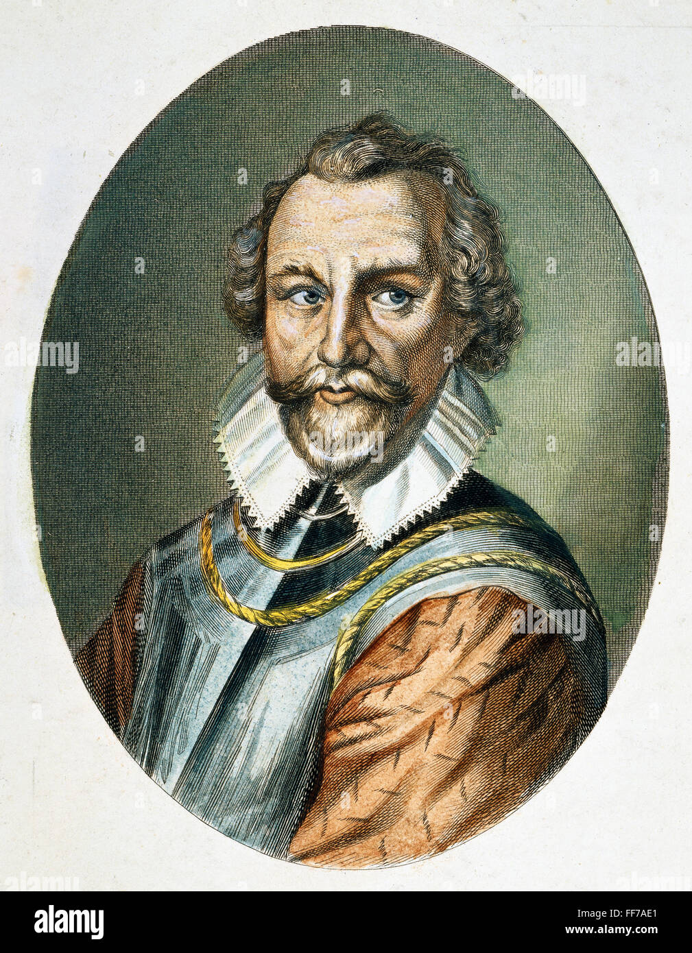 SIR MARTIN FROBISHER /n(c1535-1594). English mariner. Steel engraving ...