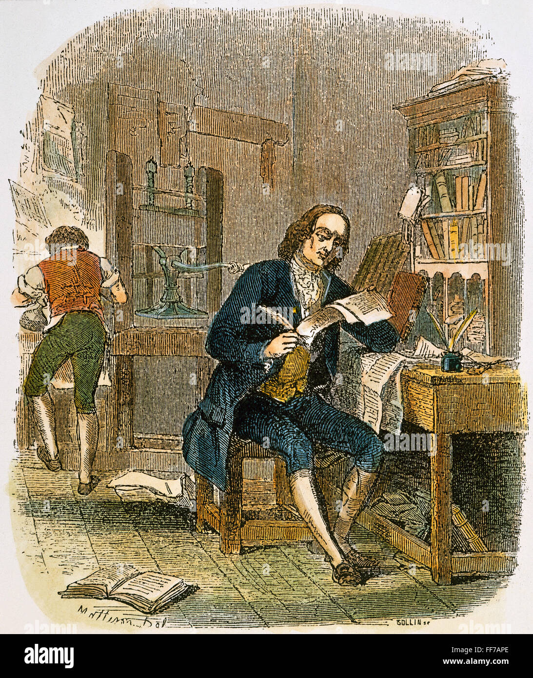 Printing workshop 19th century hi-res stock photography and images - Alamy