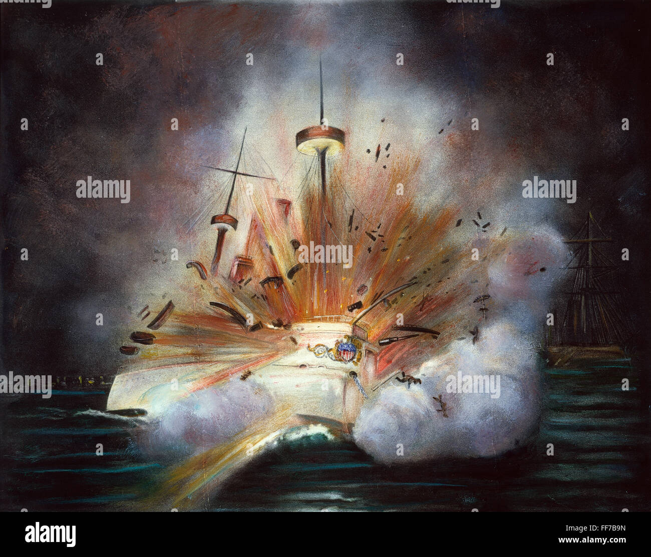 Explosion Of The Uss Maine Stanford History Education
