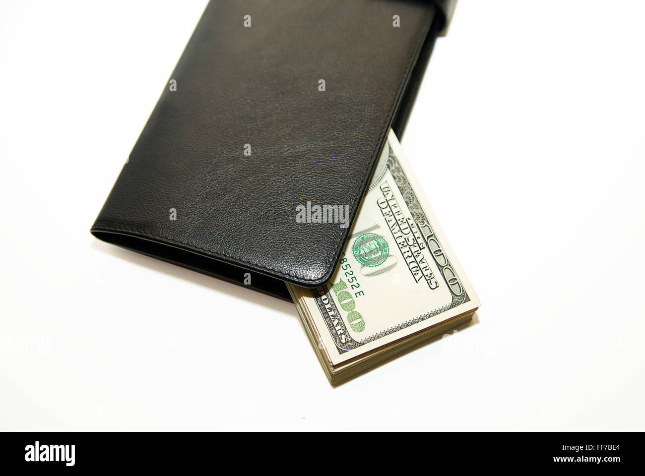 Wallet with money inside hi-res stock photography and images - Alamy