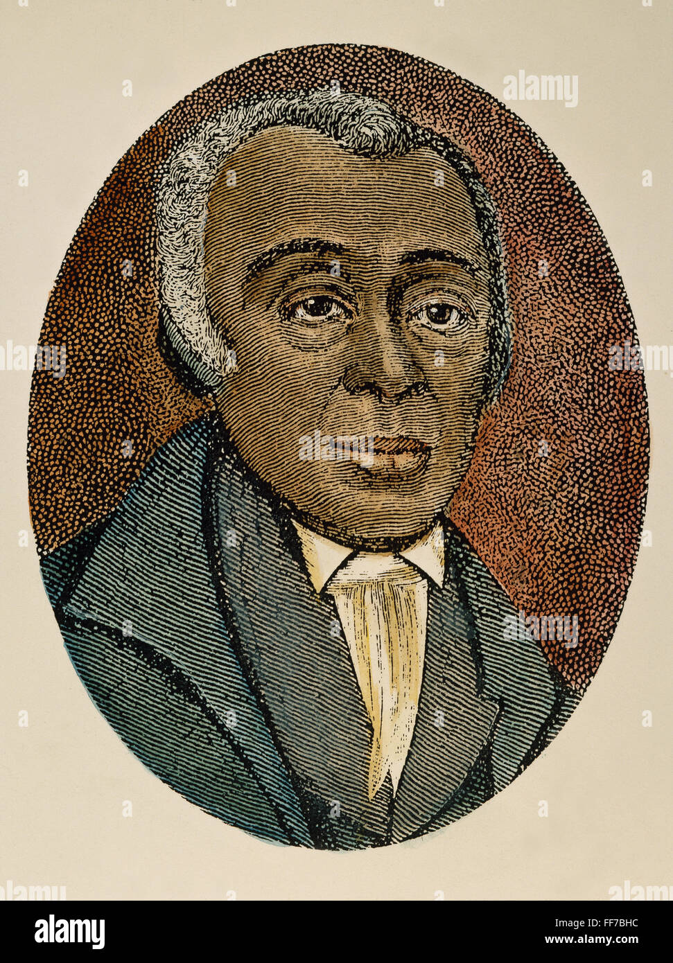 RICHARD ALLEN (1760-1831). /nAmerican bishop. Colored engraving, 19th ...