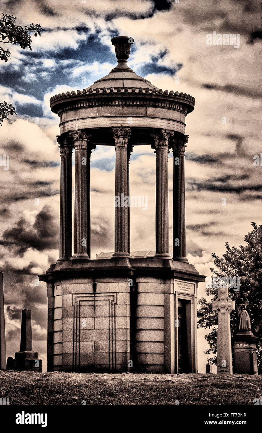 Tomb, Necropolis, Victorian Cemetery, Glasgow, Scotland Stock Photo - Alamy