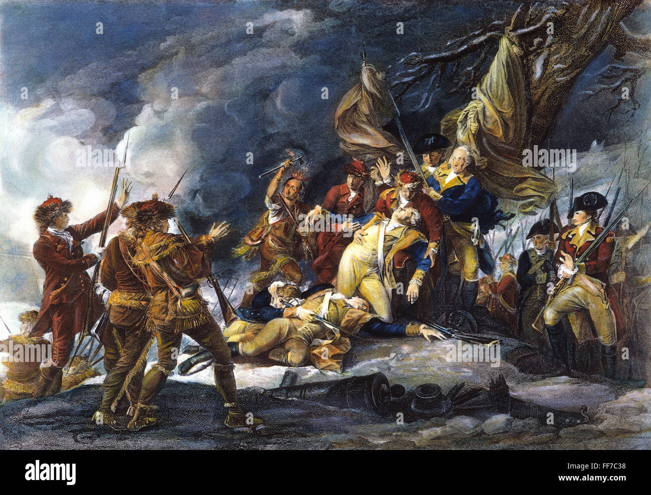 MONTGOMERY'S DEATH, 1775. /nThe death of General Richard Montgomery ...