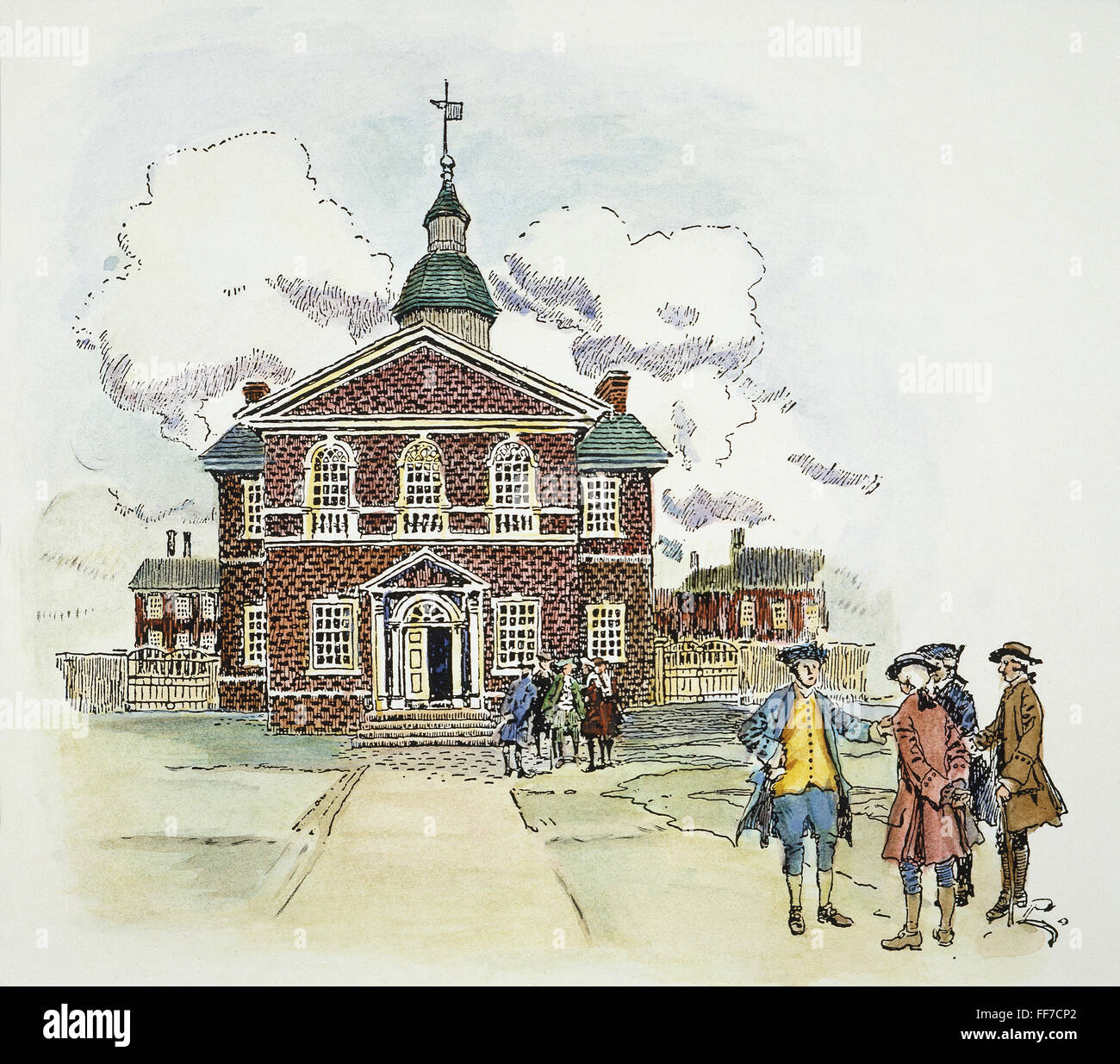 CARPENTER'S HALL. /nCarpenter's Hall, Philadelphia, Pennsylvania ...