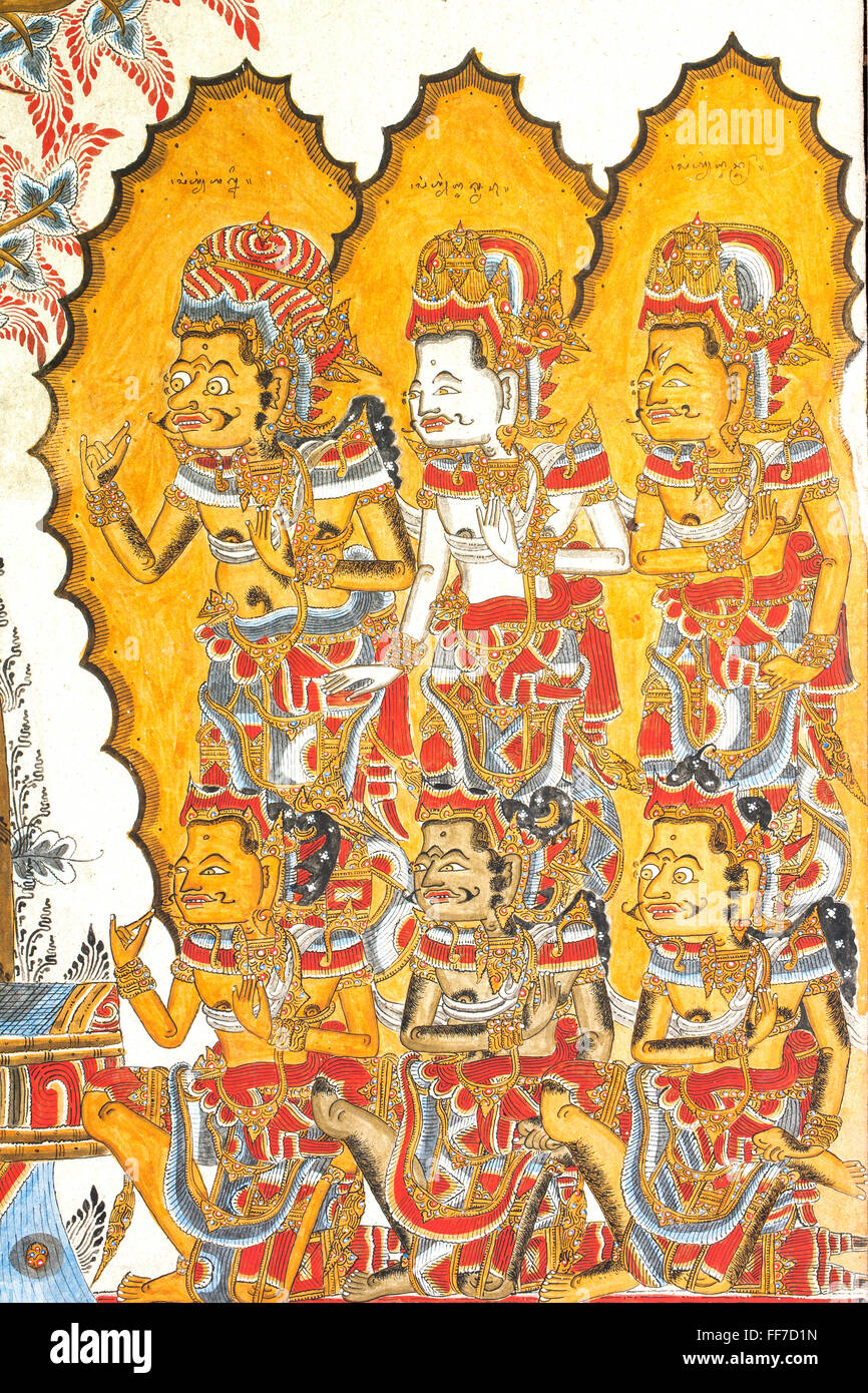 Traditional kamasan paintings hi-res stock photography and images - Alamy