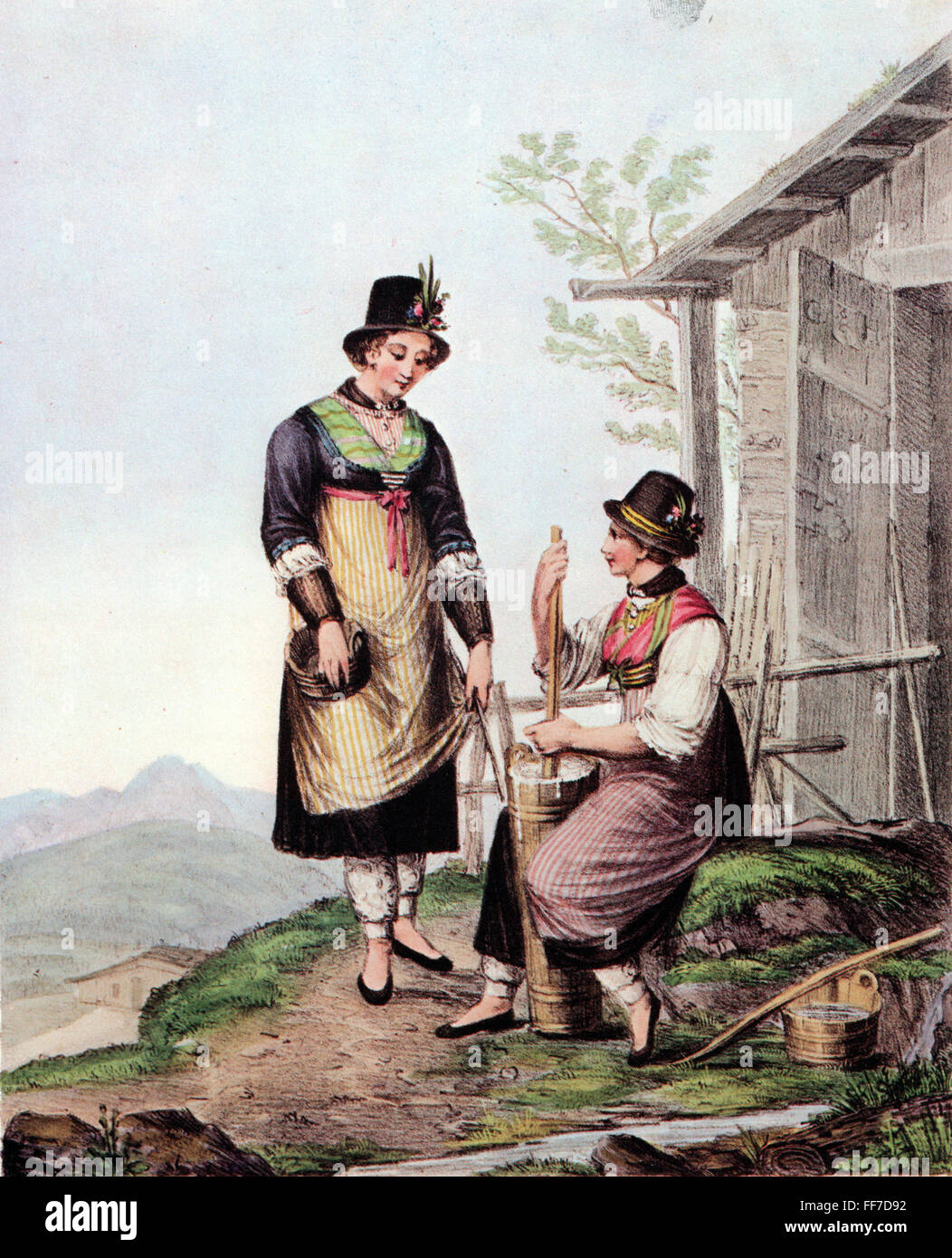 19th century farm woman hi-res stock photography and images - Alamy