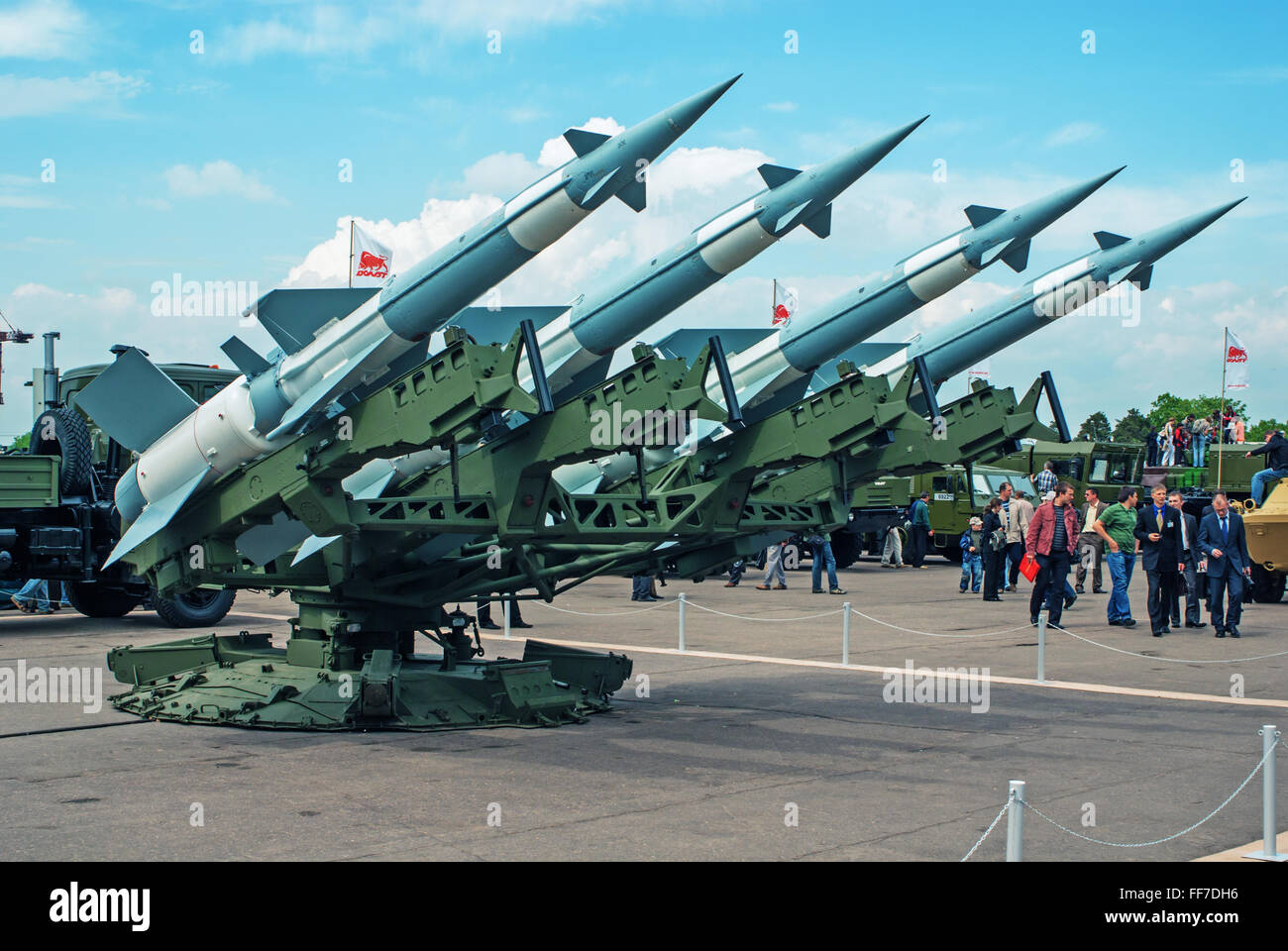 5th Belarusian military exhibition MILEX 2009 - may 2009. Antiaircraft ...
