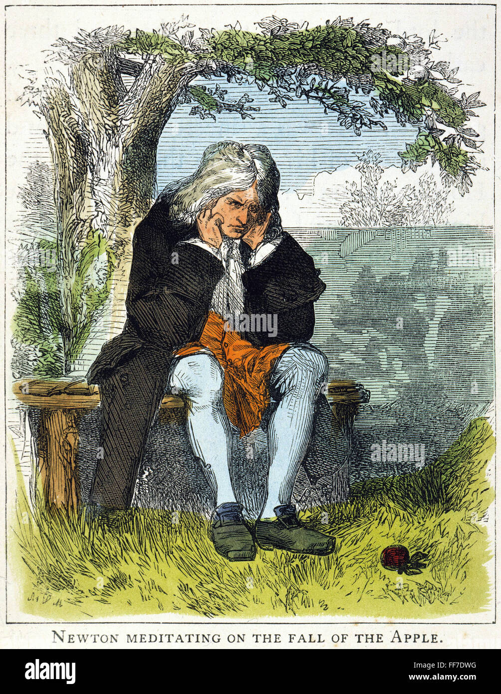 ISAAC NEWTON (1643-1727). /nEnglish physicist and mathematician ...