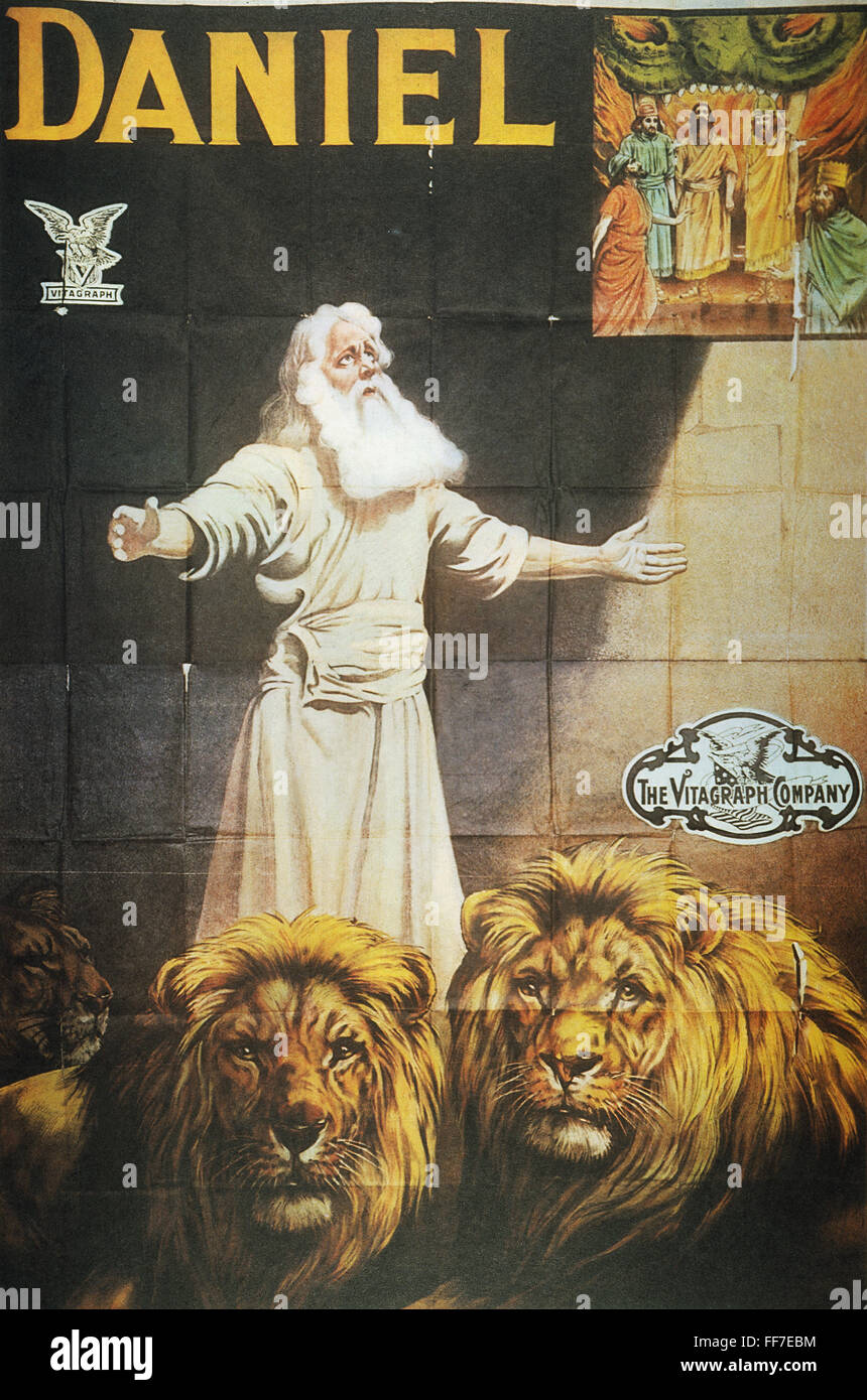 DANIEL: FILM, 1913. /nPoster for the Vitagraph motion picture, "Daniel ...