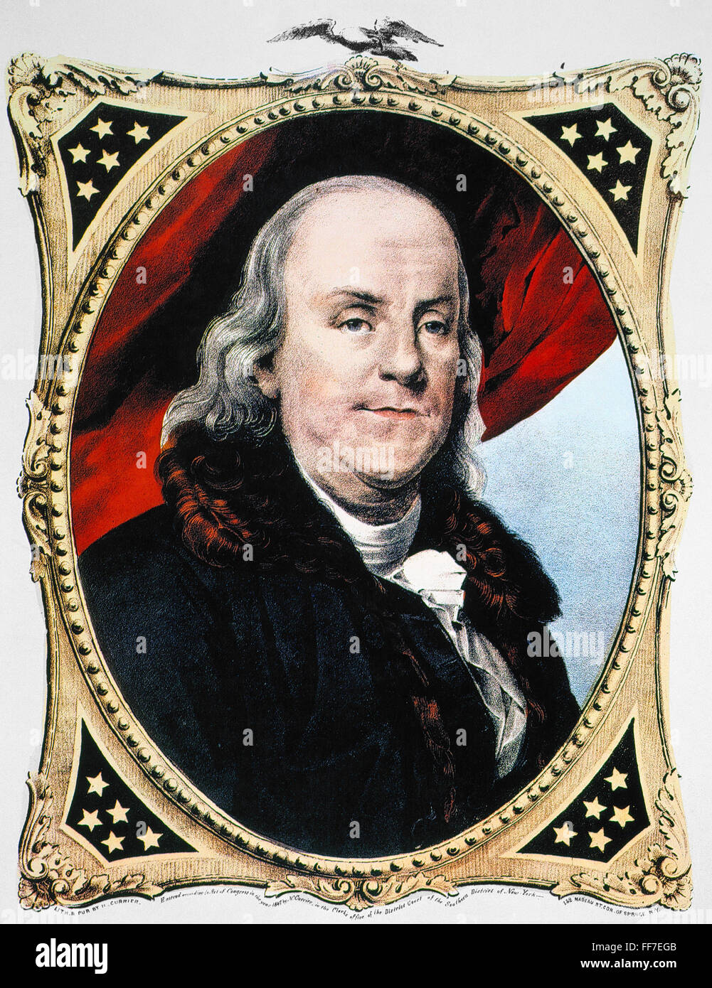 BENJAMIN FRANKLIN /n(1706-1790). /nAmerican printer, publisher ...