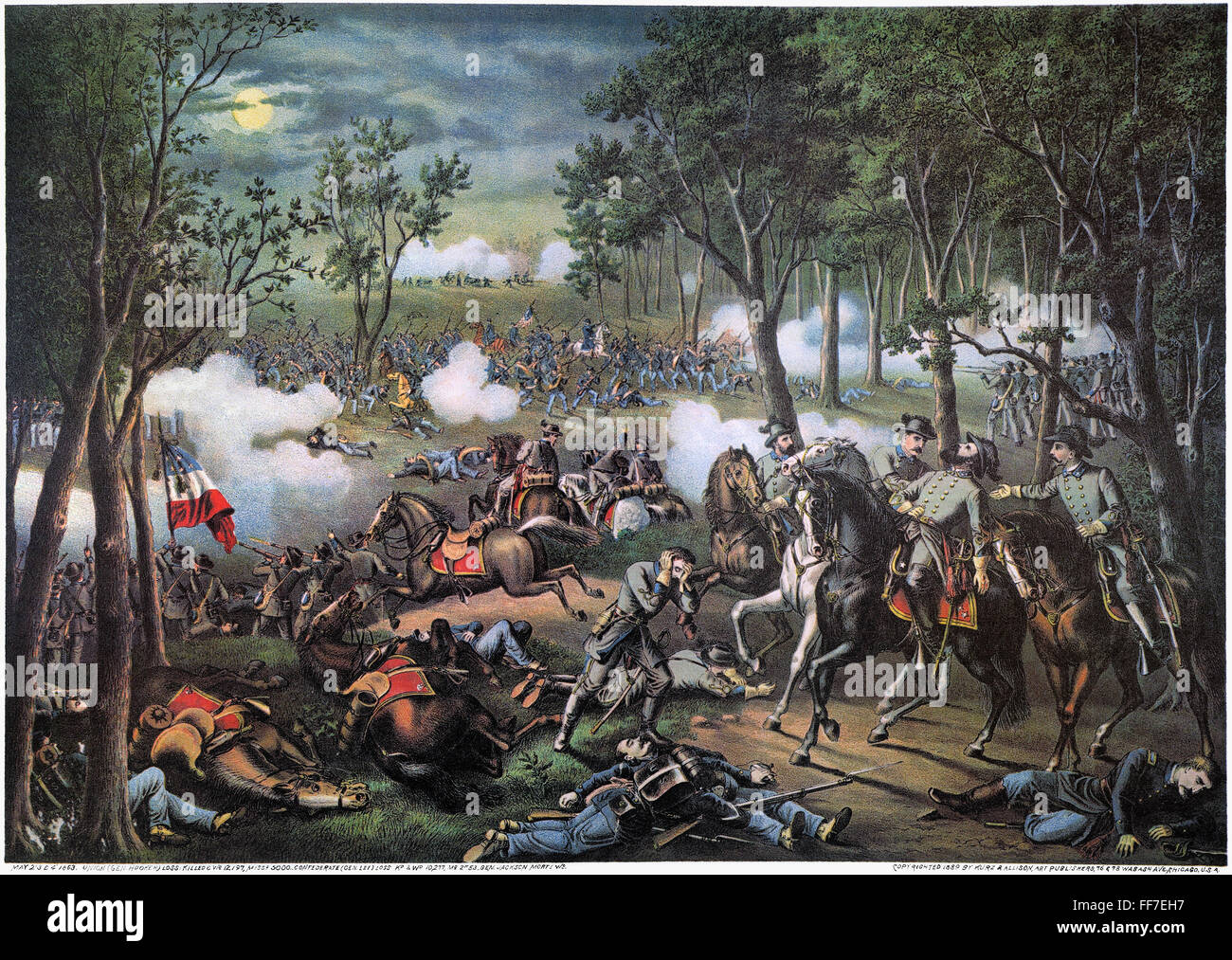 STONEWALL JACKSON WOUNDED. /n'Stonewall' Jackson mortally wounded ...