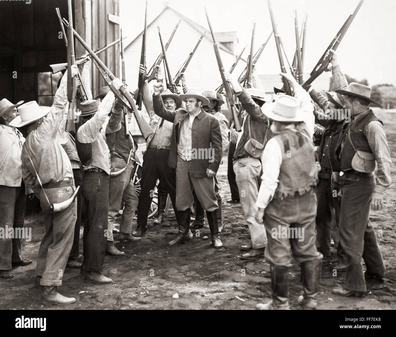 SILENT FILM STILL: GUNS Stock Photo - Alamy
