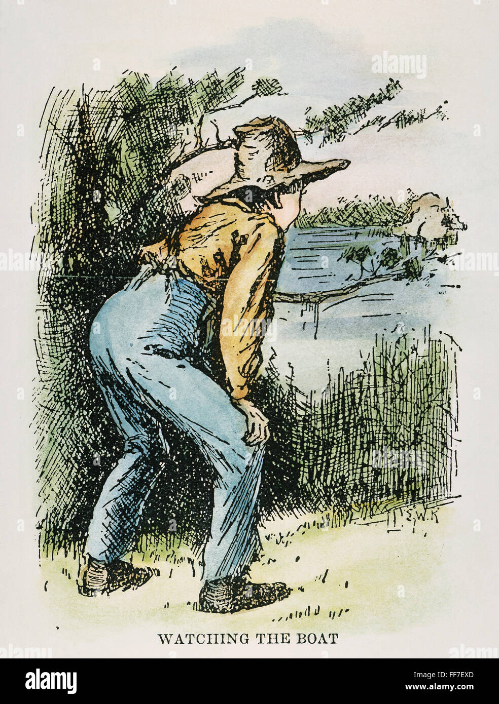Huck Finn Illustrations English
