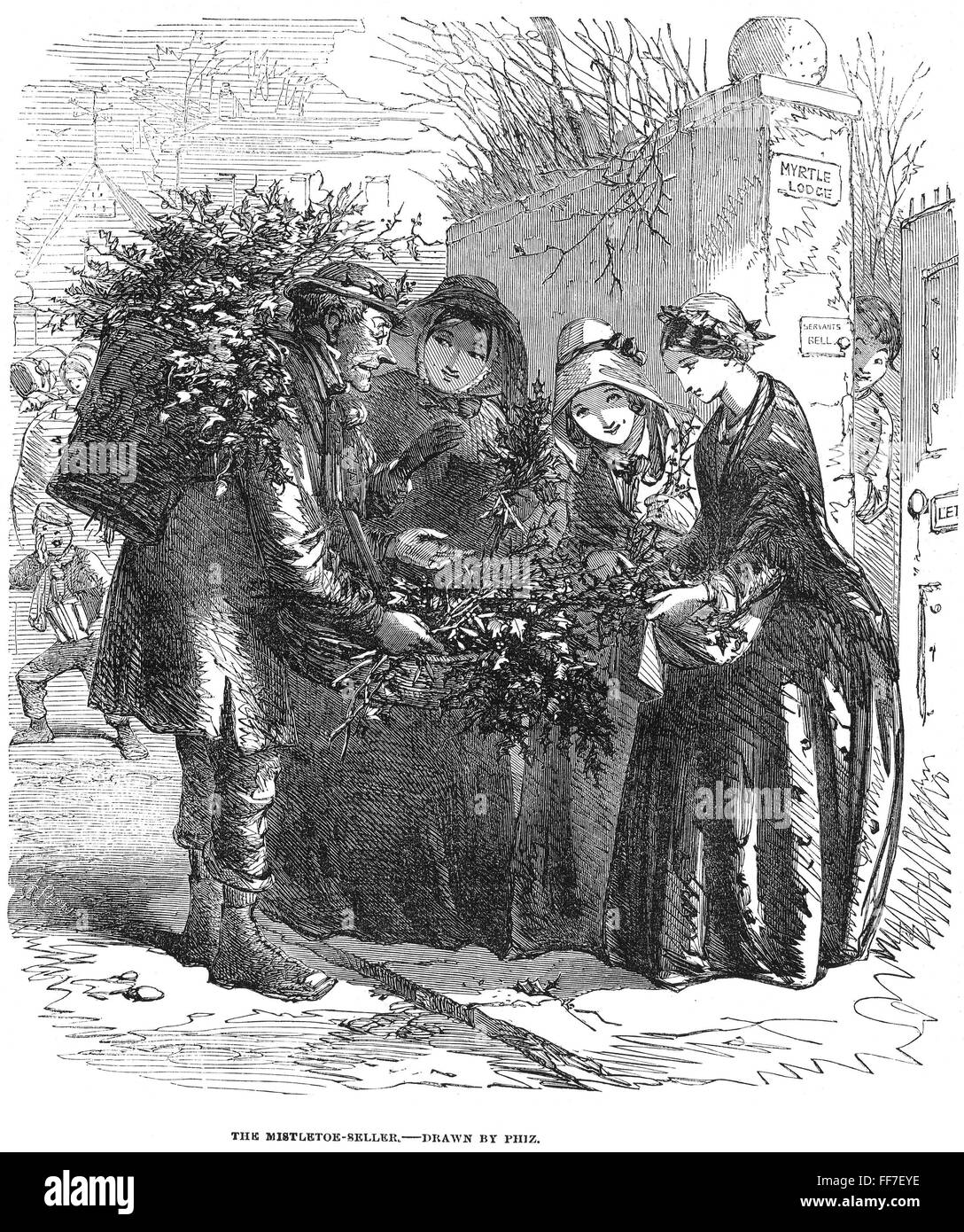 Victorian street scene drawing hi-res stock photography and images - Alamy