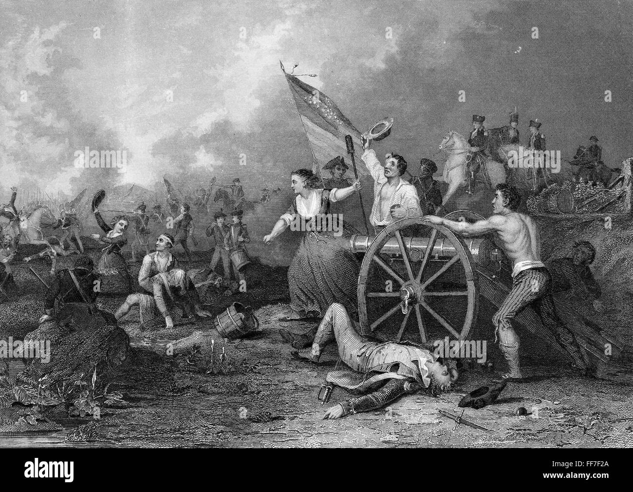 Molly pitcher battle Black and White Stock Photos & Images - Alamy