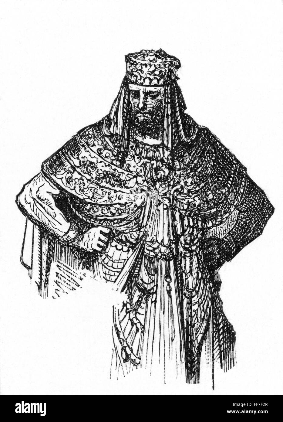 NEBUCHADNEZZAR II /n(d. 562 B.C.). King of Babylonia, 605-562 B.C. Line ...