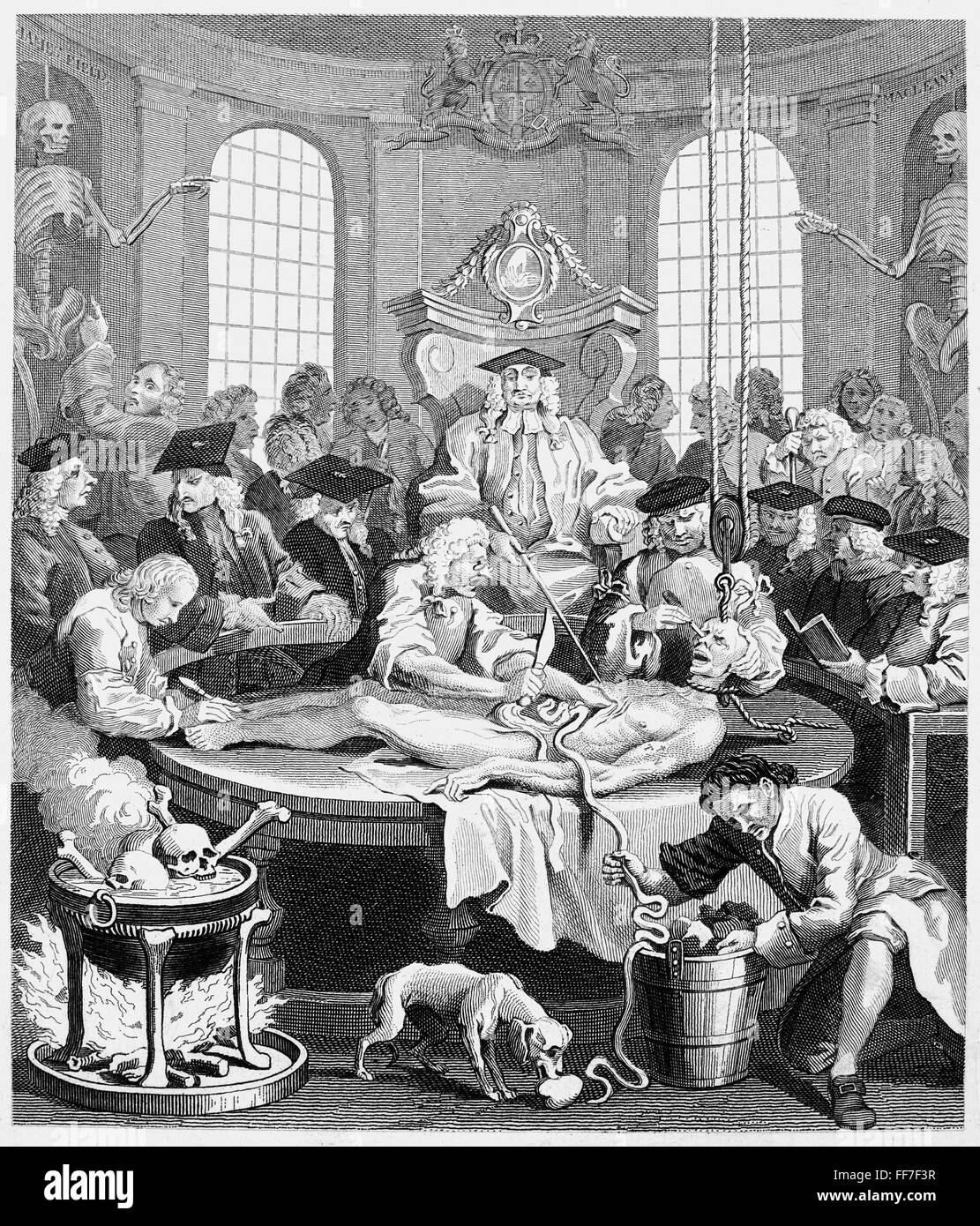 HOGARTH: CRUELTY, 1750. /n'The Four Stages of Cruelty. The Reward of ...