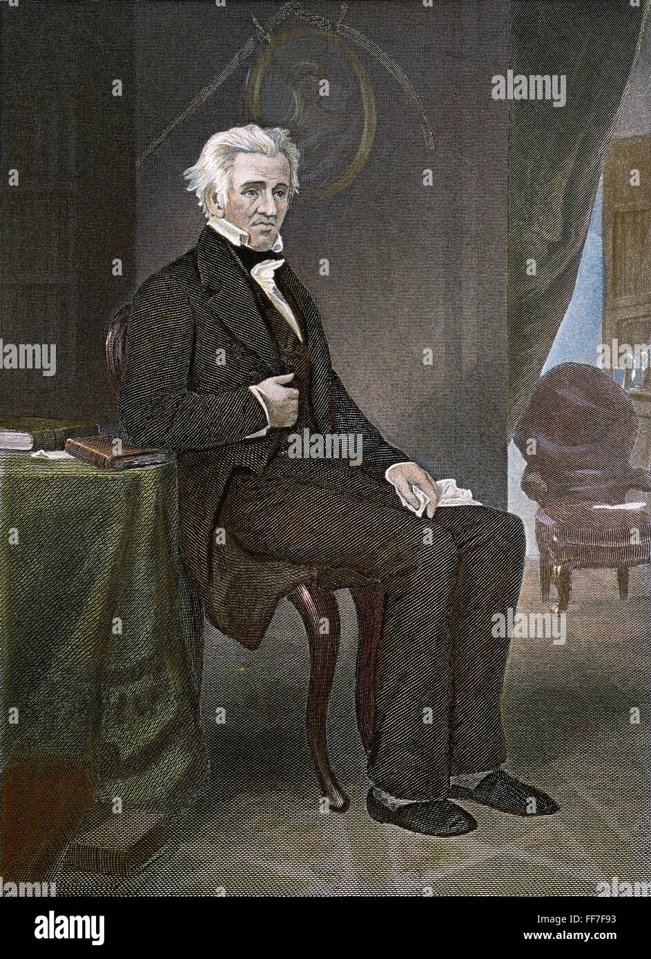 ANDREW JACKSON (1767-1845). /n7th President of the United States. Steel ...