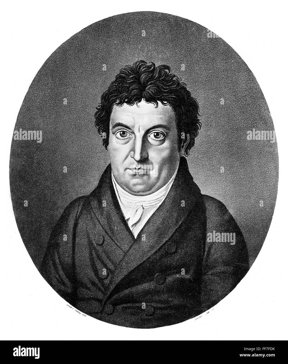 JOHANN GOTTLIEB FICHTE /n(1762-1814). German philosopher. Aquatint by J ...