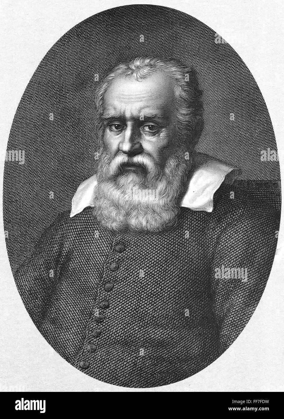 Galileo galilei astronomer physicist Black and White Stock Photos ...