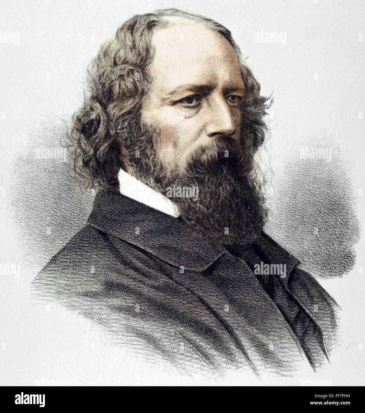 Alfred tennyson portrait hi-res stock photography and images - Alamy