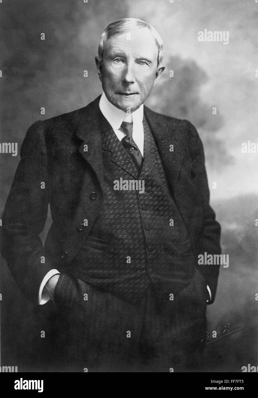 JOHN D. ROCKEFELLER /n(1839-1937). American oil magnate Stock Photo - Alamy