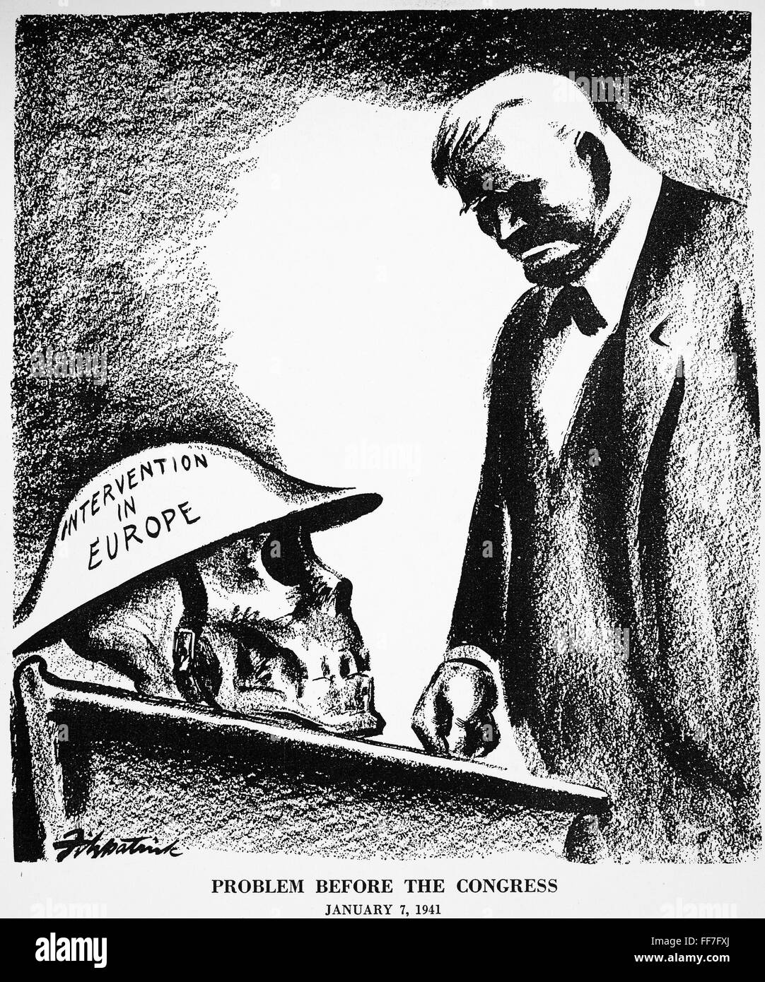 AMERICAN INTERVENTION, 1941. /n'Problem before the Congress.' American ...