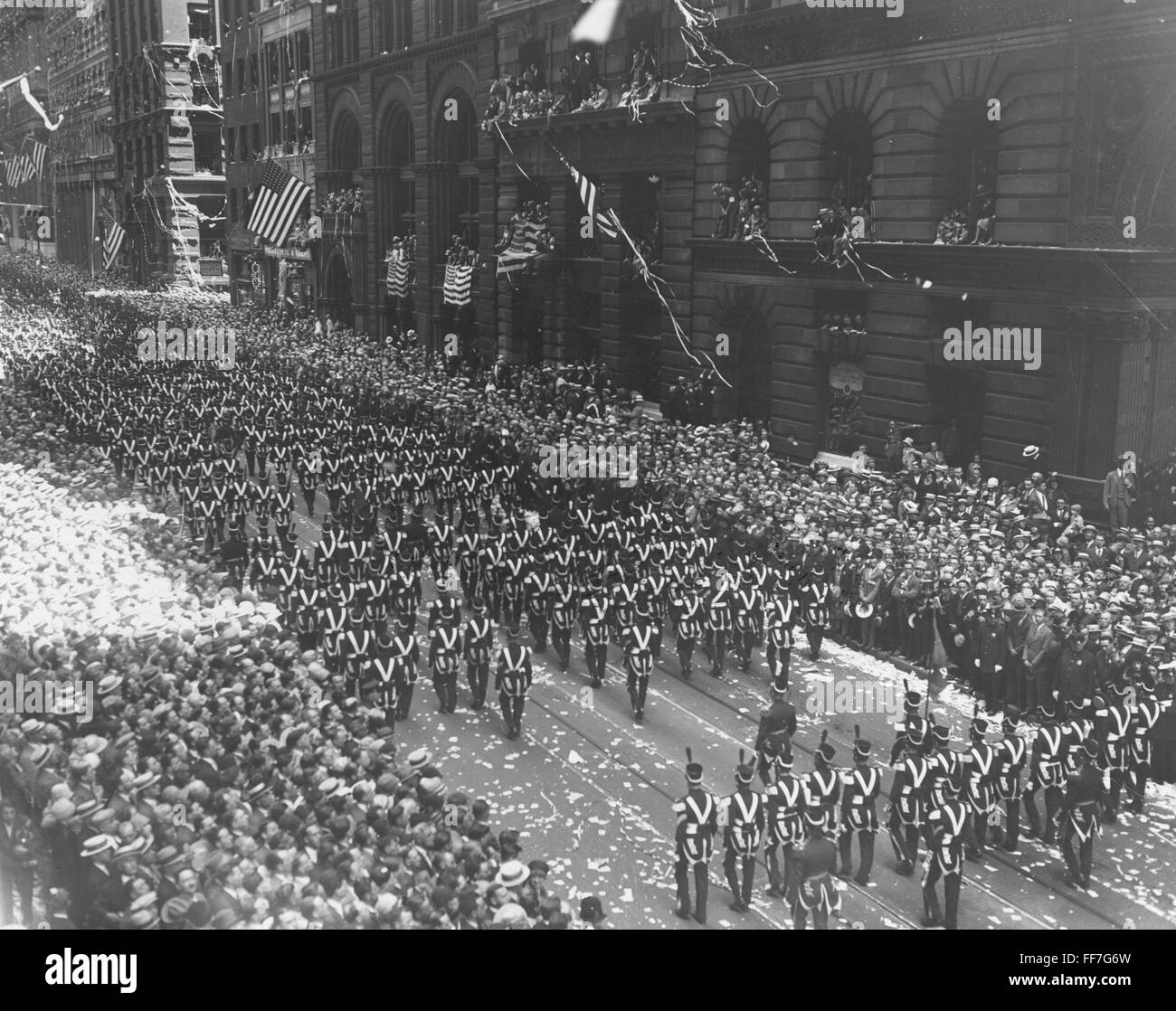 CHARLES A. LINDBERGH. /n(1902-1974). The ticker tape parade given ...