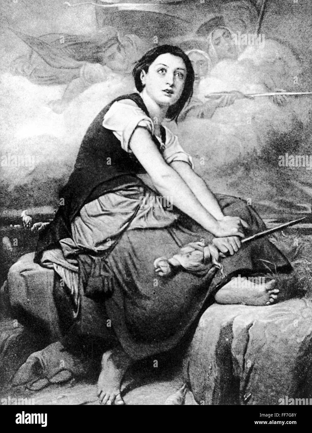 SAINT JOAN OF ARC /n(1412-1431). French national heroine. Joan hearing ...