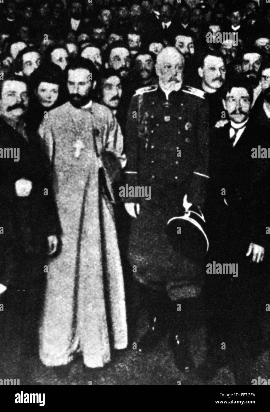 GEORGI APOLLONOVICH GAPON /n(c1870-1906). Russian priest and labor ...