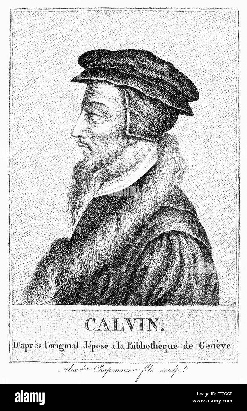 John calvin engraving hi-res stock photography and images - Alamy